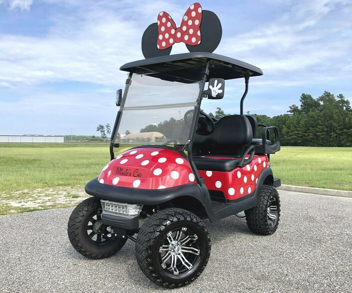 minnie Mouse 2013 Club Car Precedent Golf Cart for sale